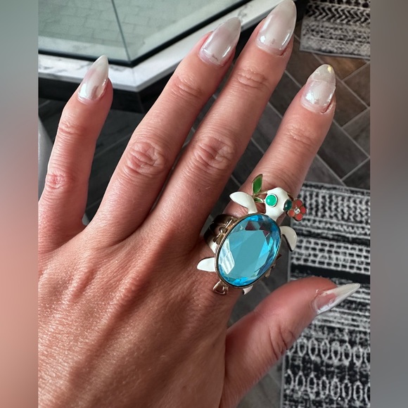 Betsey Johnson | Jewelry | Vintage Betsy Johnson Turtle Ring | Poshmark